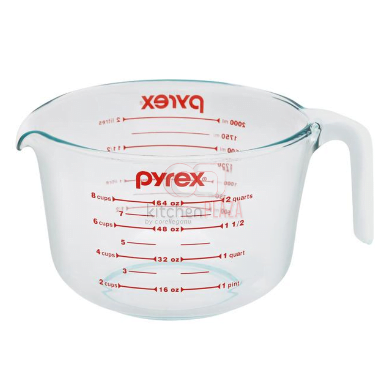 Pyrex 8 Cup Glass Measure Jug – Kitchen Plaza