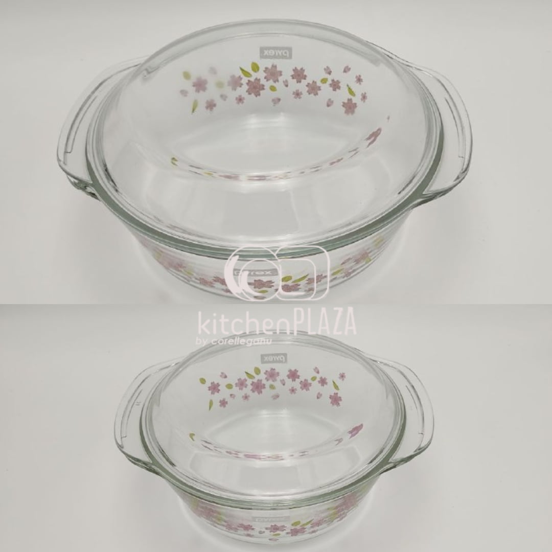 Pyrex Casserole Decorated 1.4L & 2L Sakura – Kitchen Plaza