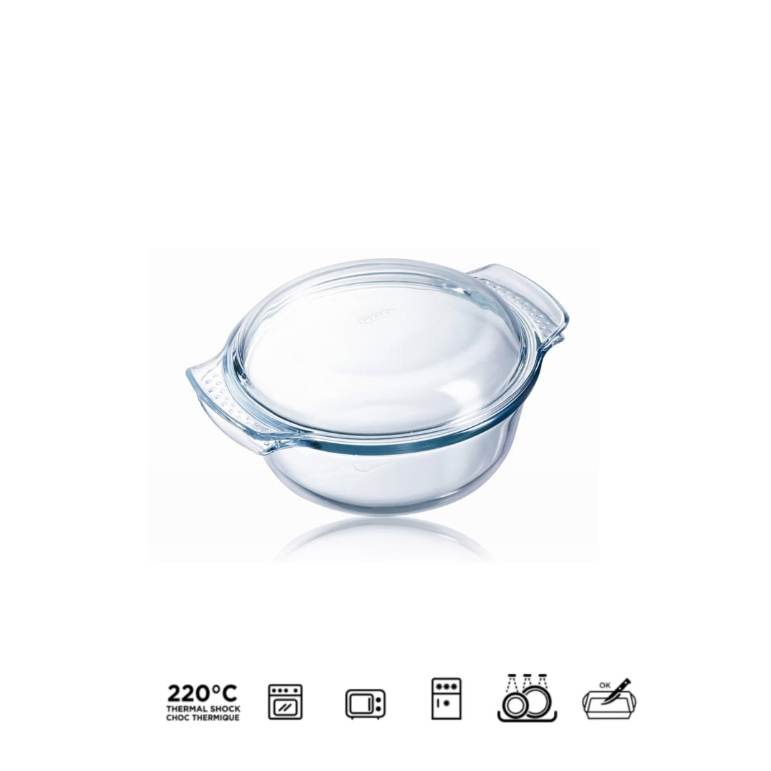 Pyrex Classic Round Covered Casserole 1.4L – Kitchen Plaza
