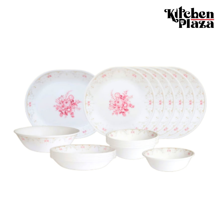 Corelle Gold Premier Series Blooming Pink 20pcs – Kitchen Plaza