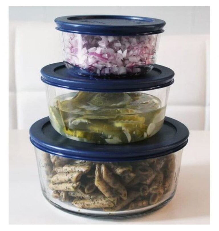 PYREX SS 6 Piece Set with Cobalt Blue Lids – Kitchen Plaza