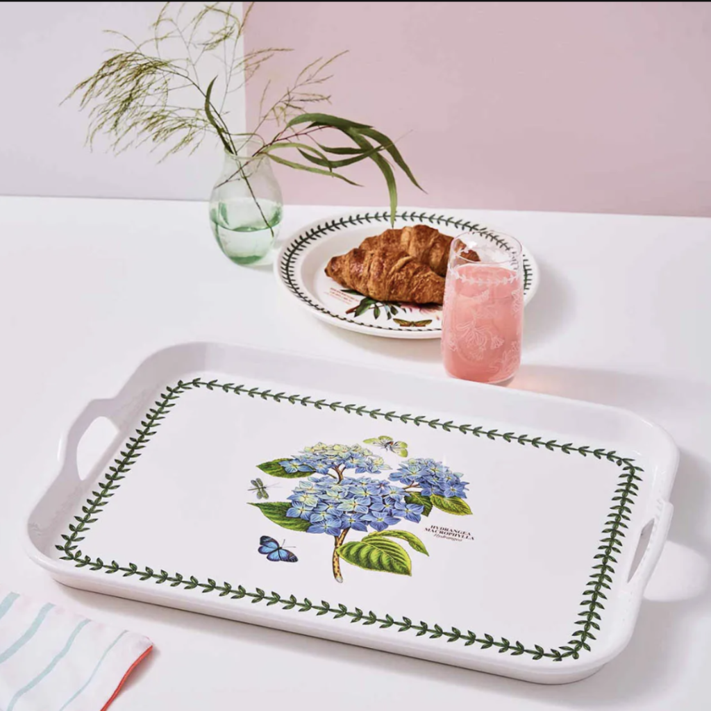 Portmeirion Botanic Garden Handled Hydrangea Serving Tray – Best ...