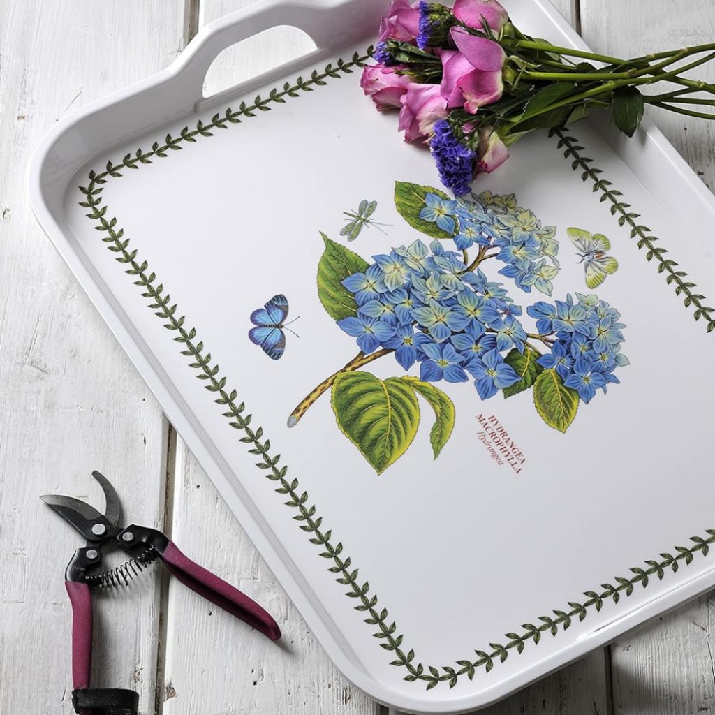 Portmeirion Botanic Garden Handled Hydrangea Serving Tray – Best ...