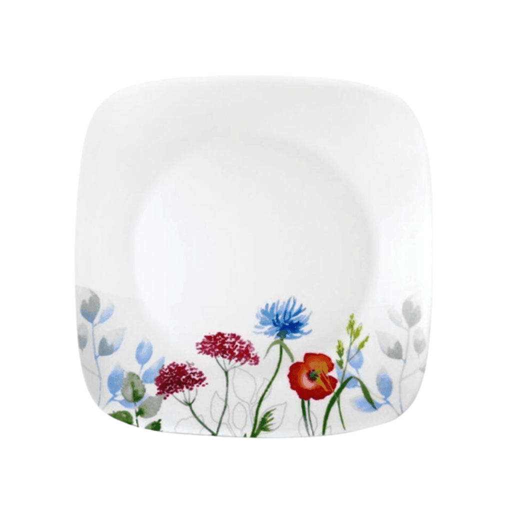 Corelle Square Deluxe Daisy Field Dinner Plate 26.5cm x 26.5cm ...