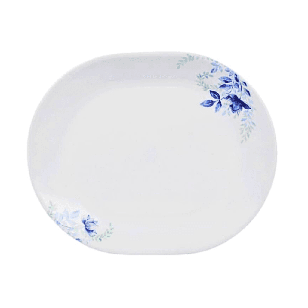Corelle Deluxe Blue Floral 31cm Serving Platter – Kitchen Plaza