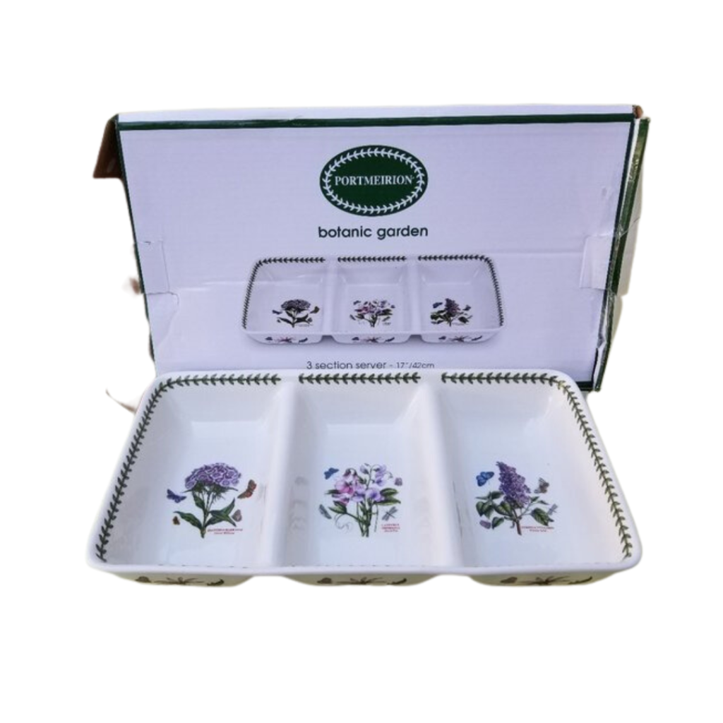 Portmeirion Botanic Garden 3 Section Divided Dish [Best Quality ...