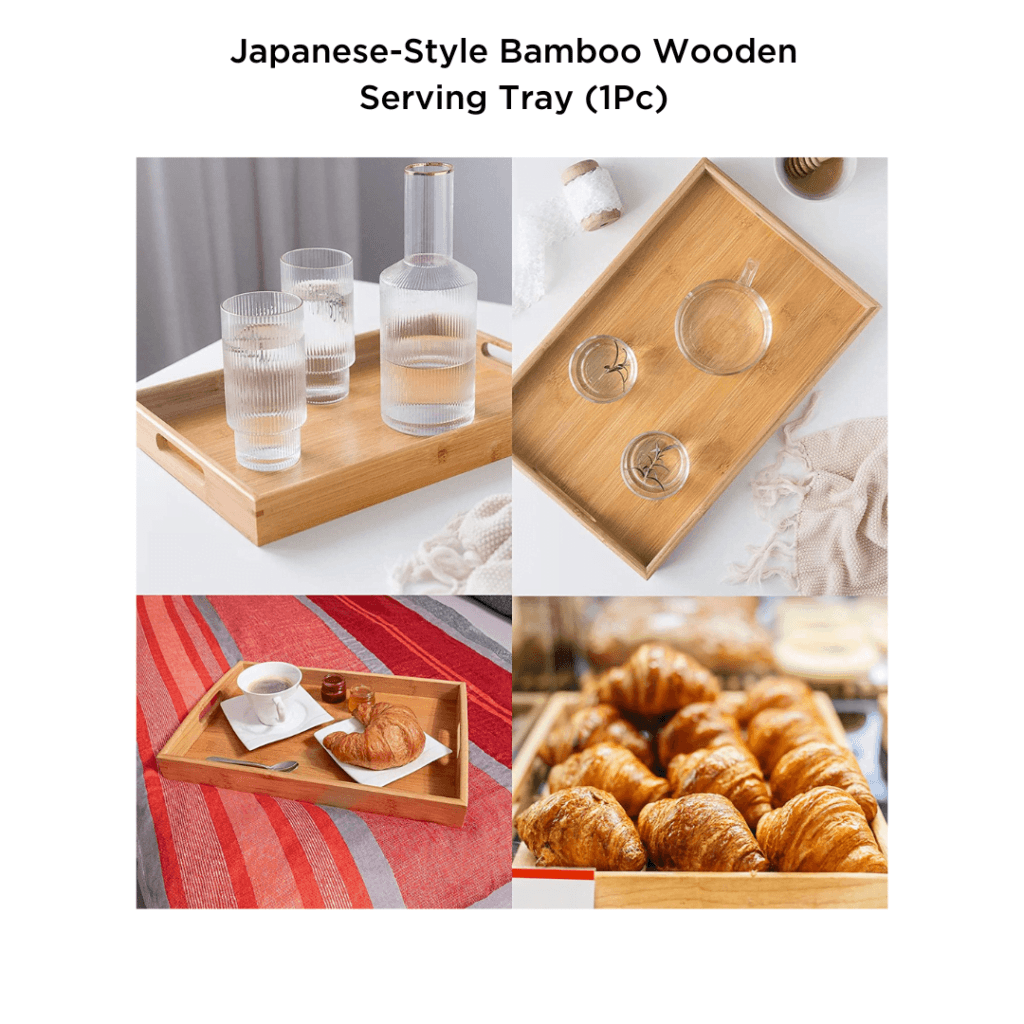 Nordic Japanese-Style Bamboo Wooden Tray – Kitchen Plaza