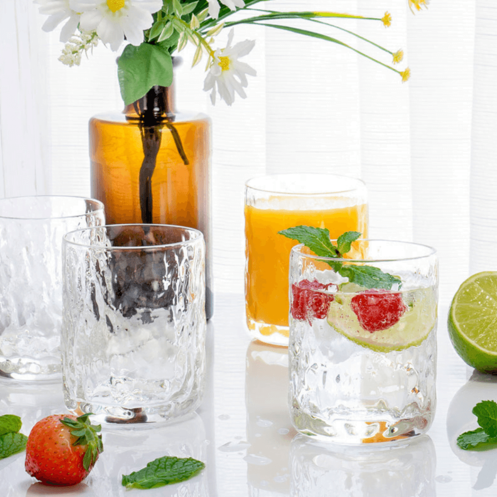 Nordic Dimpled Glass 250mL Beverage Drinking Tumbler (1 Unit) – Kitchen ...