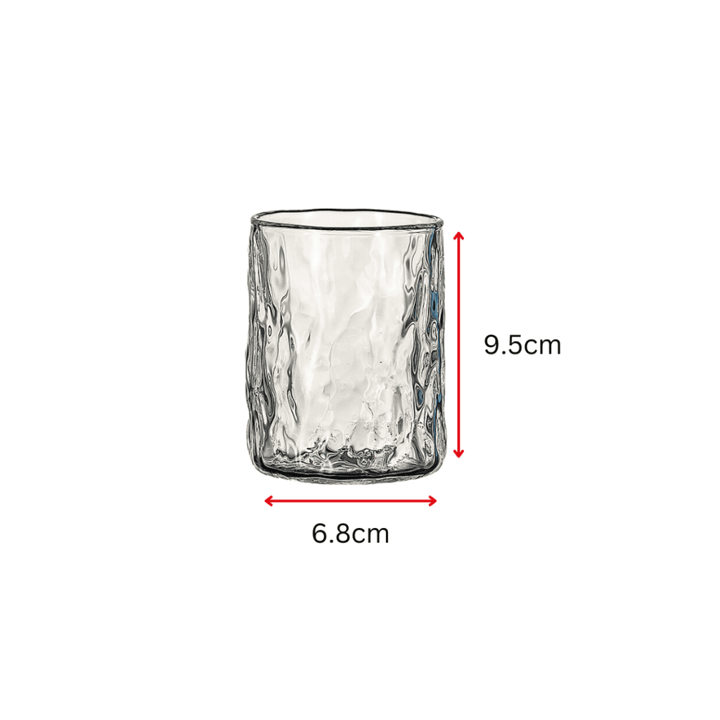 Nordic Dimpled Glass 250mL Beverage Drinking Tumbler (1 Unit) – Kitchen ...