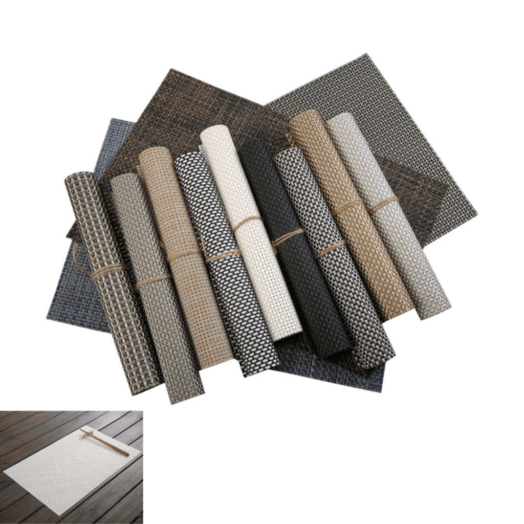 Nordic PVC Rectangular Table Placemat (1 Unit) – Kitchen Plaza