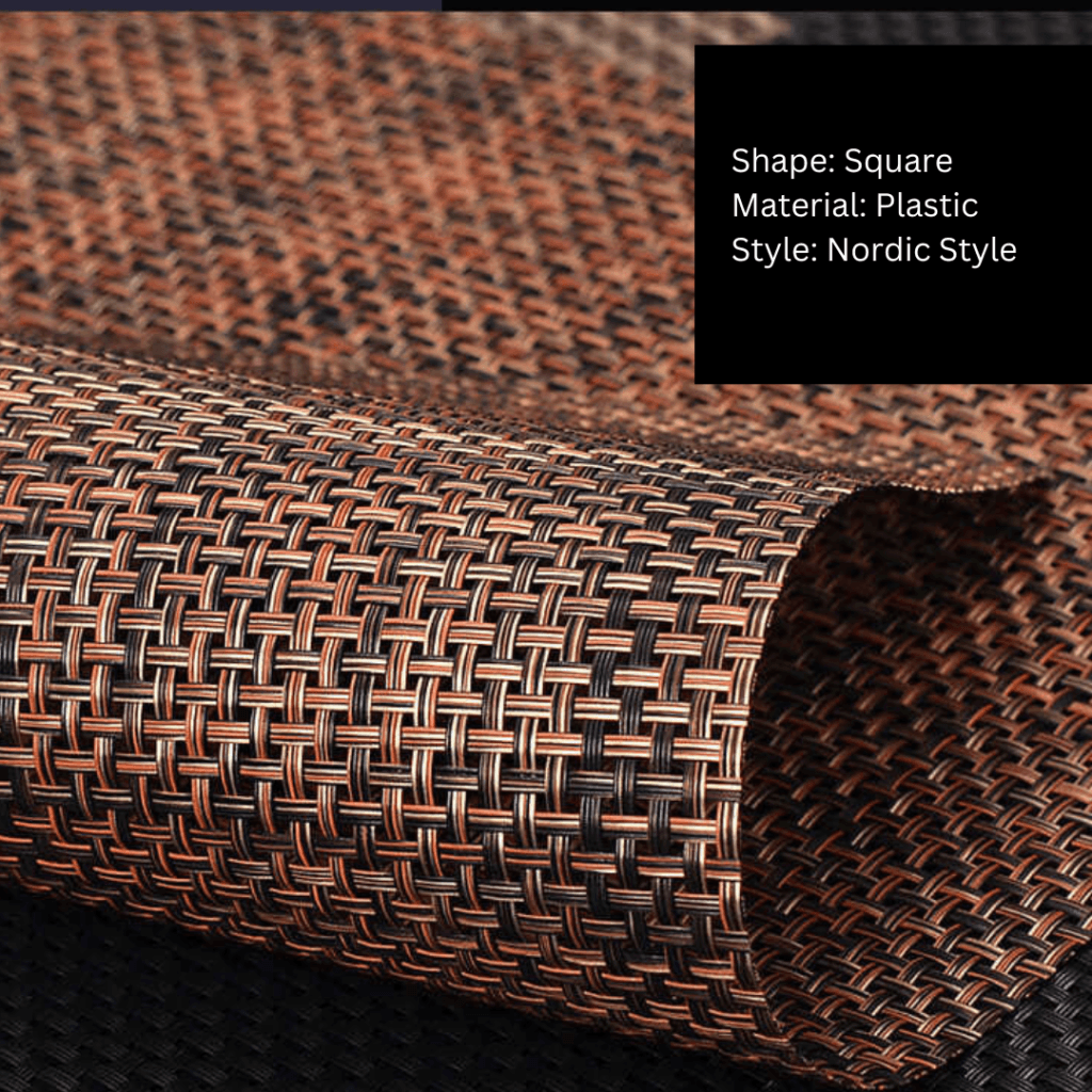 Nordic PVC Rectangular Table Placemat (1 Unit) – Kitchen Plaza