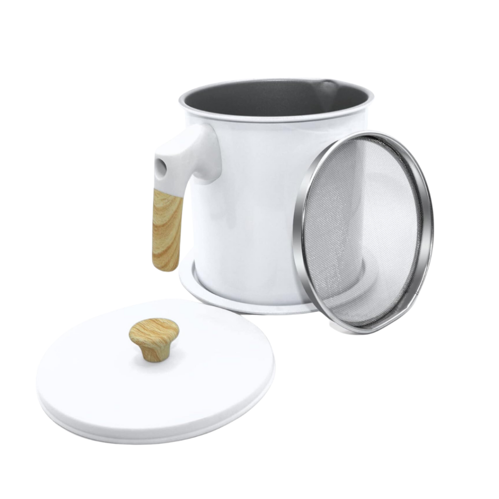 Nordic Oil Filter with Strainer Oil Storage Container and Coaster Tray ...