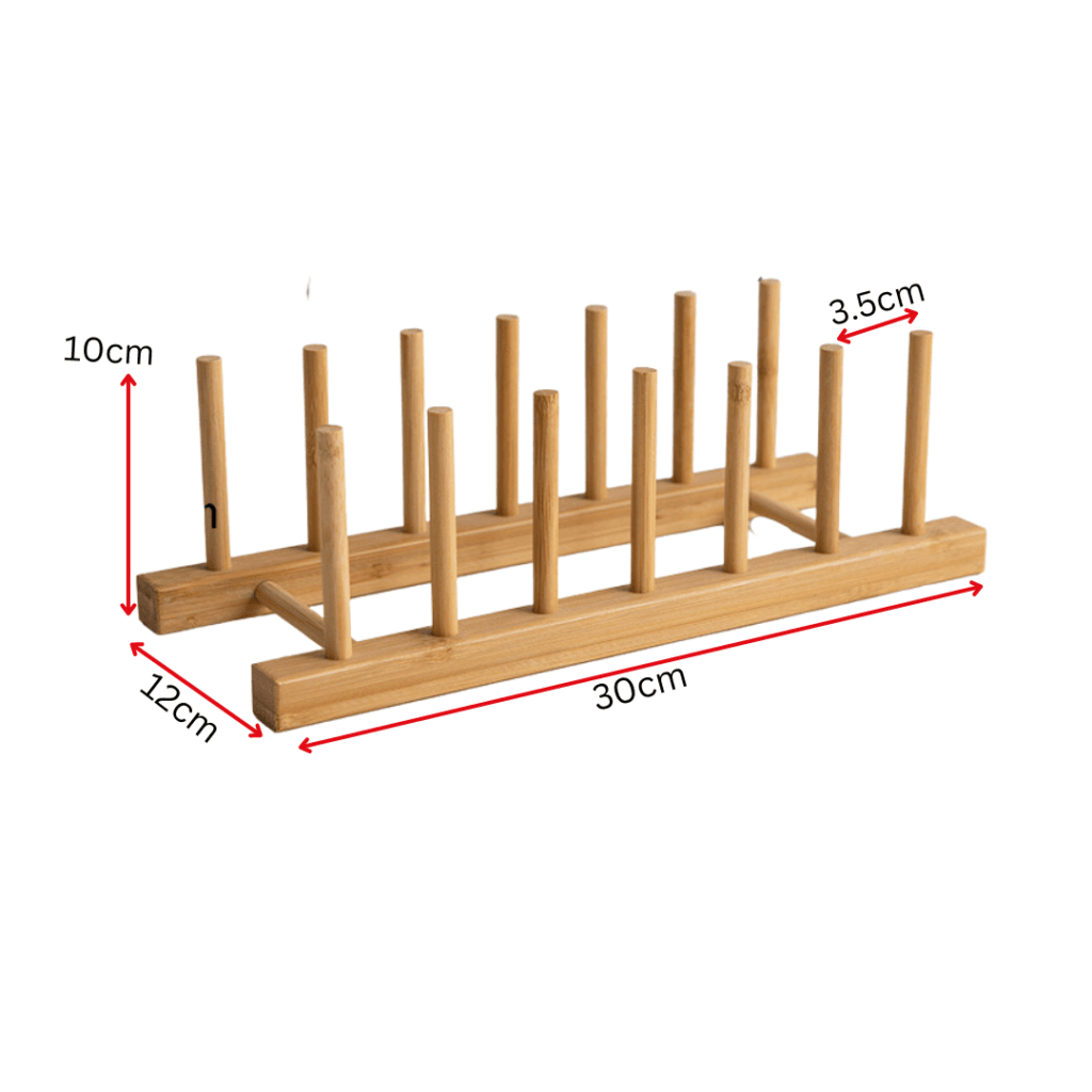 Muji Multipurpose Dish Rack Bamboo Plate Holder – Kitchen Plaza