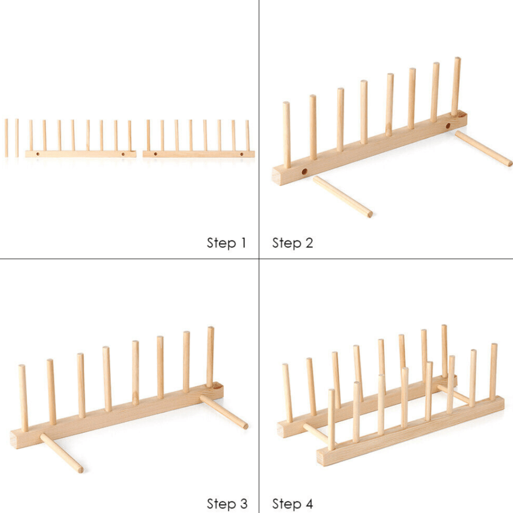 Muji Multipurpose Dish Rack Bamboo Plate Holder – Kitchen Plaza