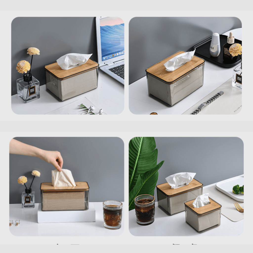 Nordic Clear Tissue Box – Kitchen Plaza