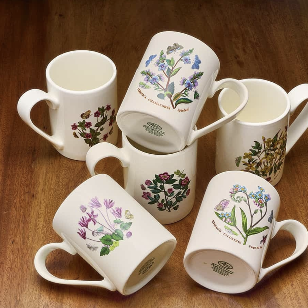 Portmeirion Botanic Garden Set of 6 Coffee Mugs – Best Quality ...