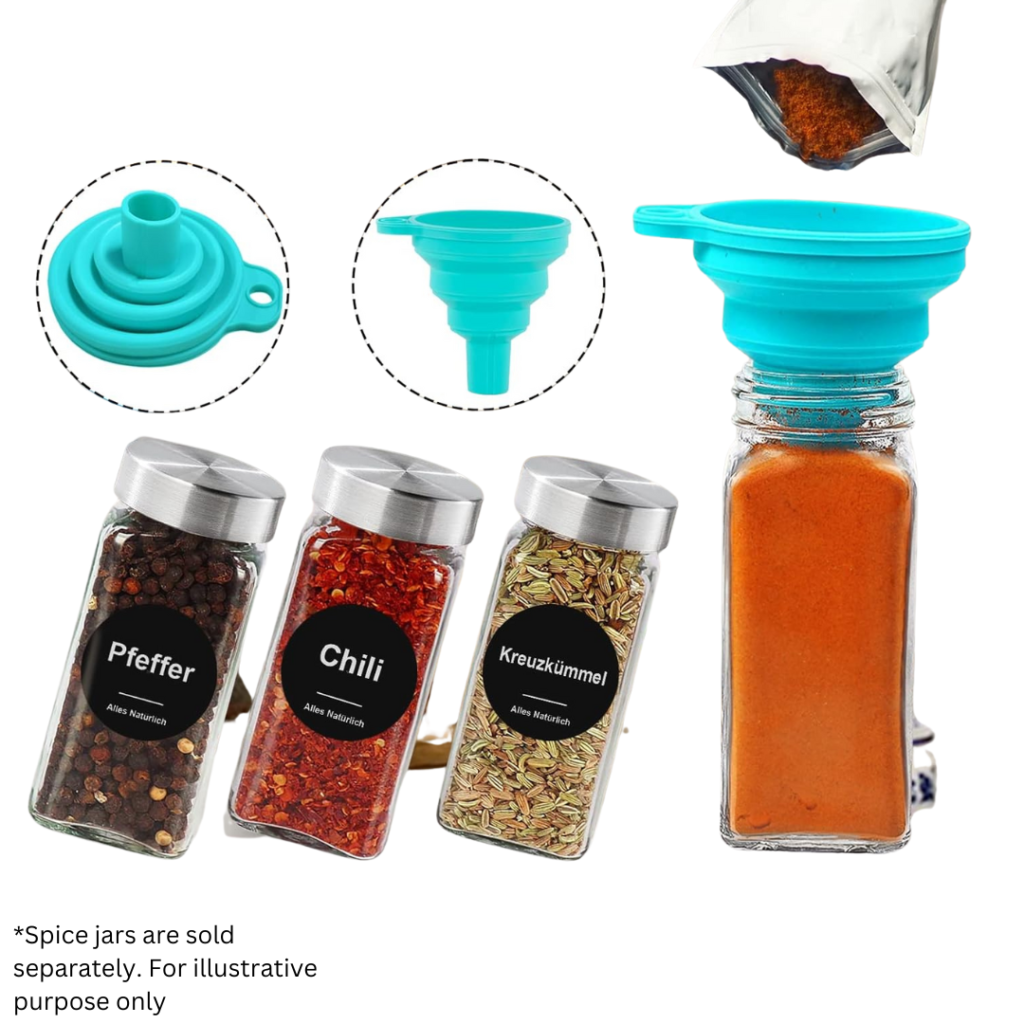 Collapsible Silicone Funnel / Corong Minyak (1Pc) – Kitchen Plaza