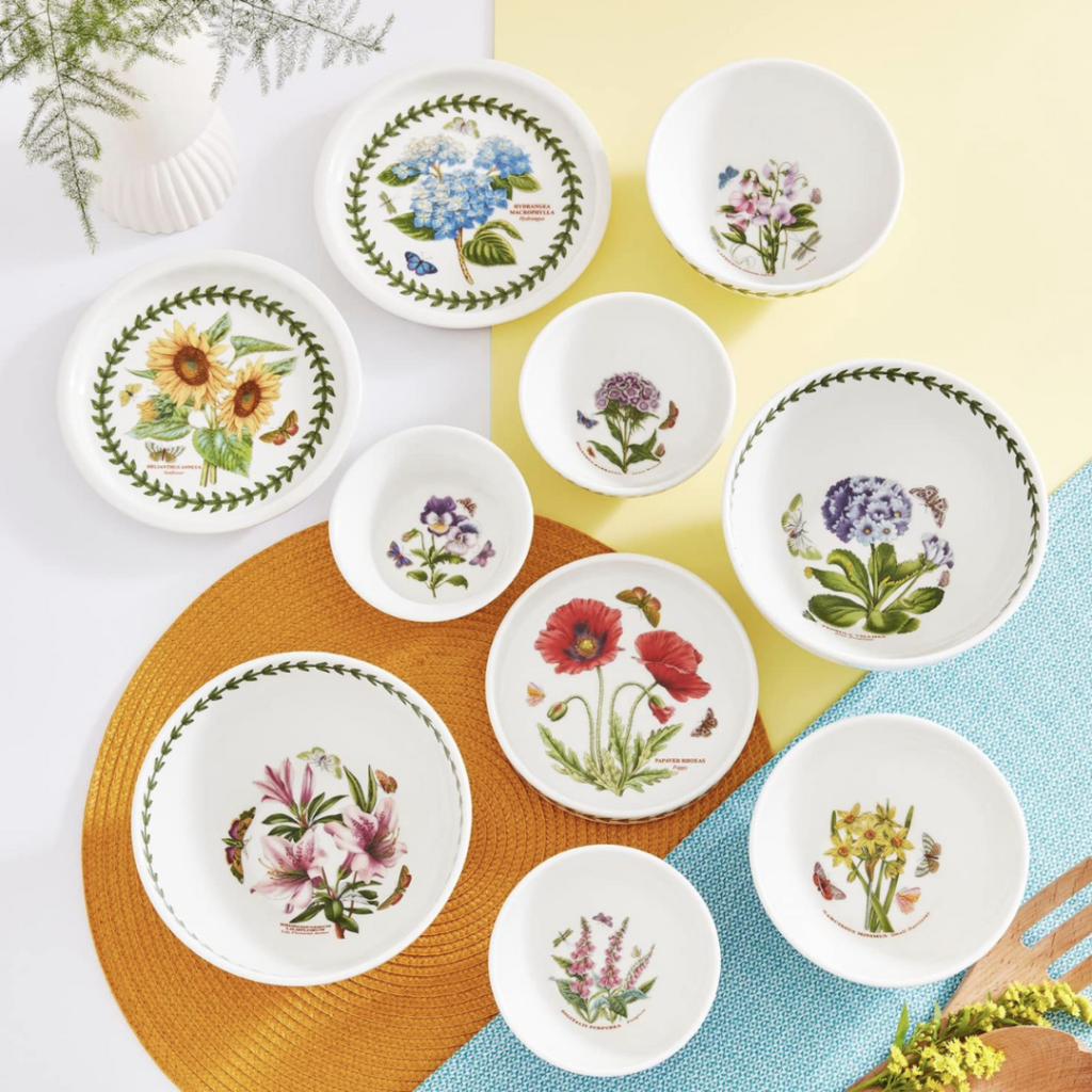 Portmeirion Botanic Garden 50th Anniversary 10 Piece Stacking Set – Best Quality – Kitchen Plaza