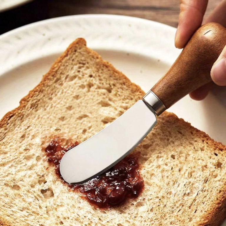 Nordic Mini Standing Butter Spreader Knife (Wooden Handle) – Kitchen Plaza