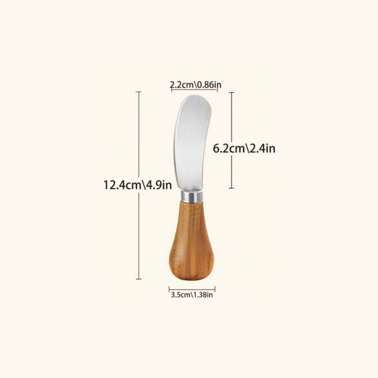 Nordic Mini Standing Butter Spreader Knife (Wooden Handle) – Kitchen Plaza