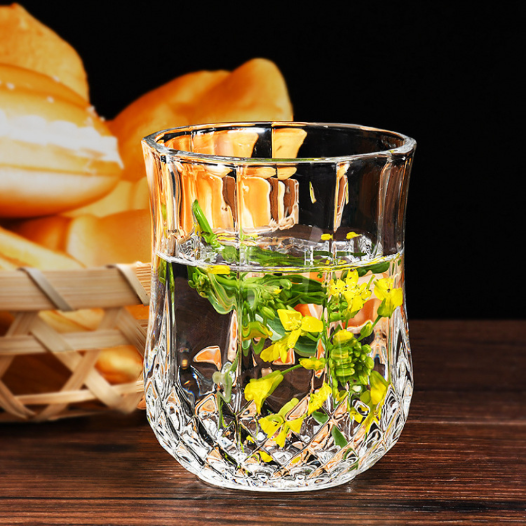 Transparent Crystal Drinking Glass (1 Unit) – Kitchen Plaza
