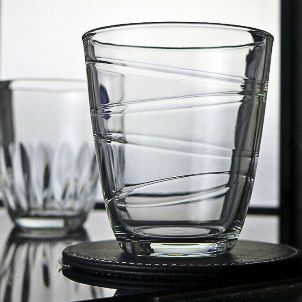 Transparent Drinking Glass Swirl Mixer Design 310mL – Q8570 (1 unit ...