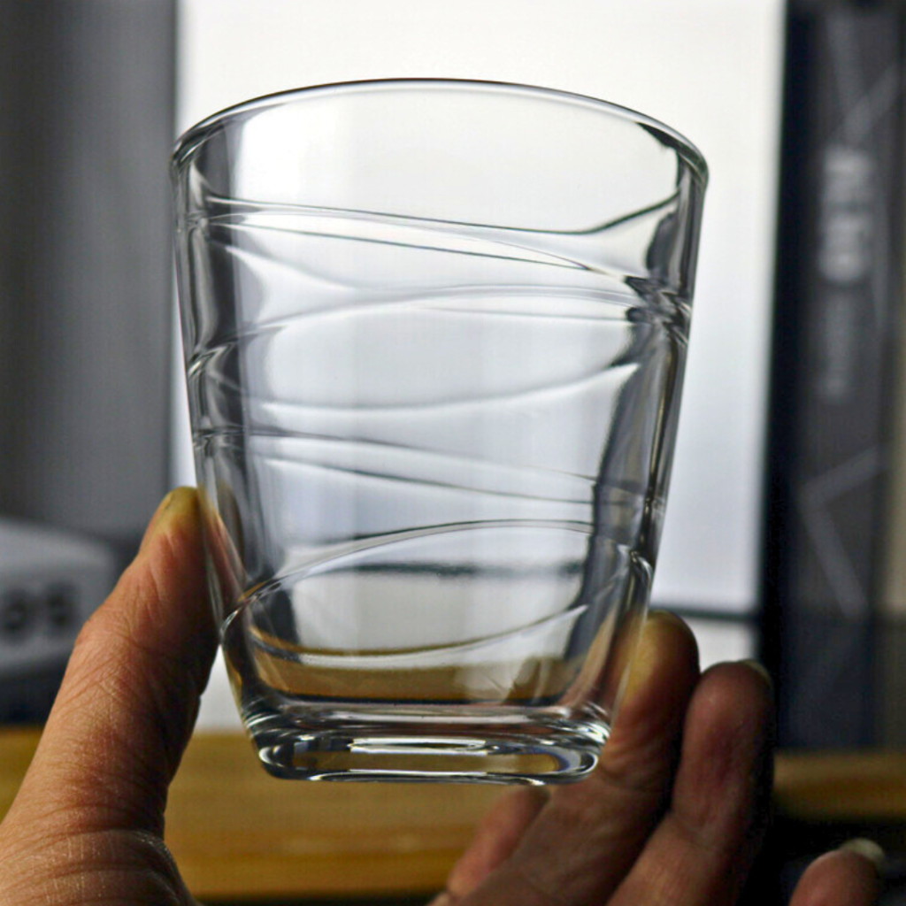 Transparent Drinking Glass Swirl Mixer Design 310mL – Q8570 (1 unit ...