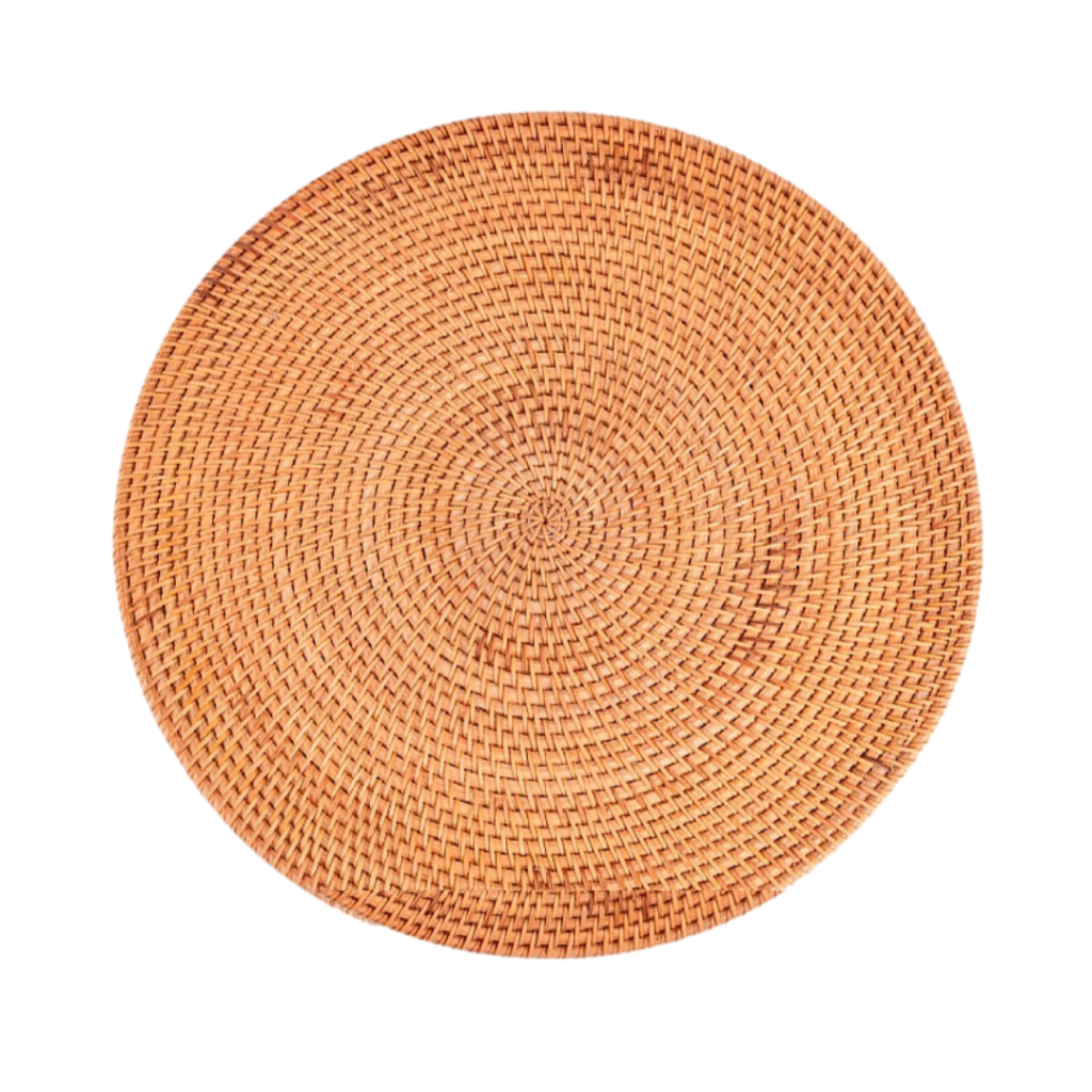 Round Woven Rattan Placemat 35cm (1 unit) – Kitchen Plaza