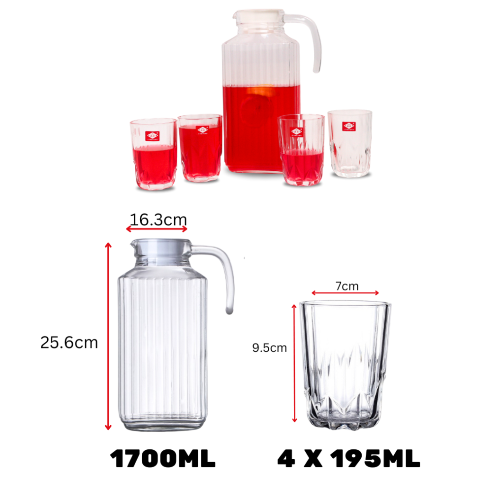 Vertical Diamond Drinking Set – Kitchen Plaza