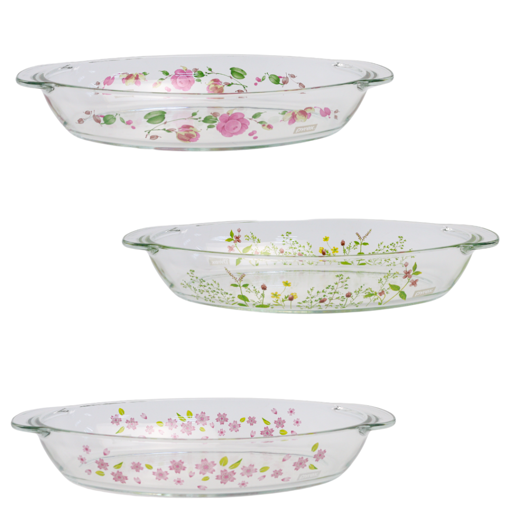 Pyrex Baking Dish Decorated Oval 1.7L – Kitchen Plaza
