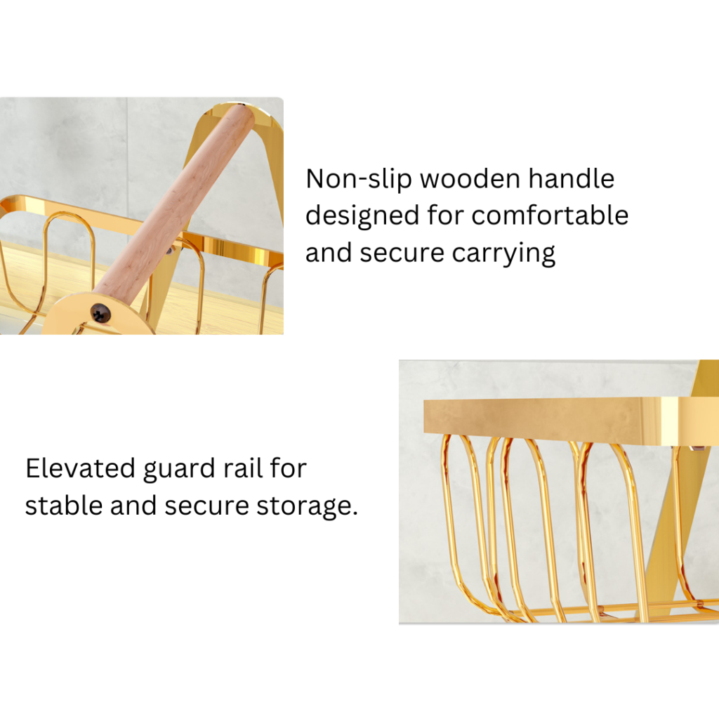 Muji Style Storage Basket Simplicity 2-Tier Fruit/Vegetable Basket ...