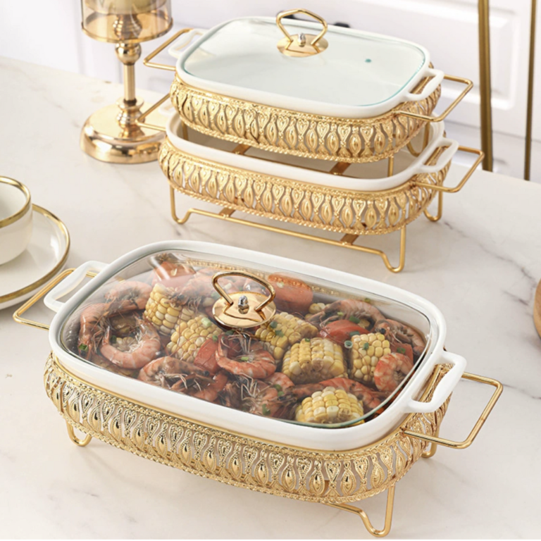Seri Raya Gold Ceramic Buffet Tray – Kitchen Plaza