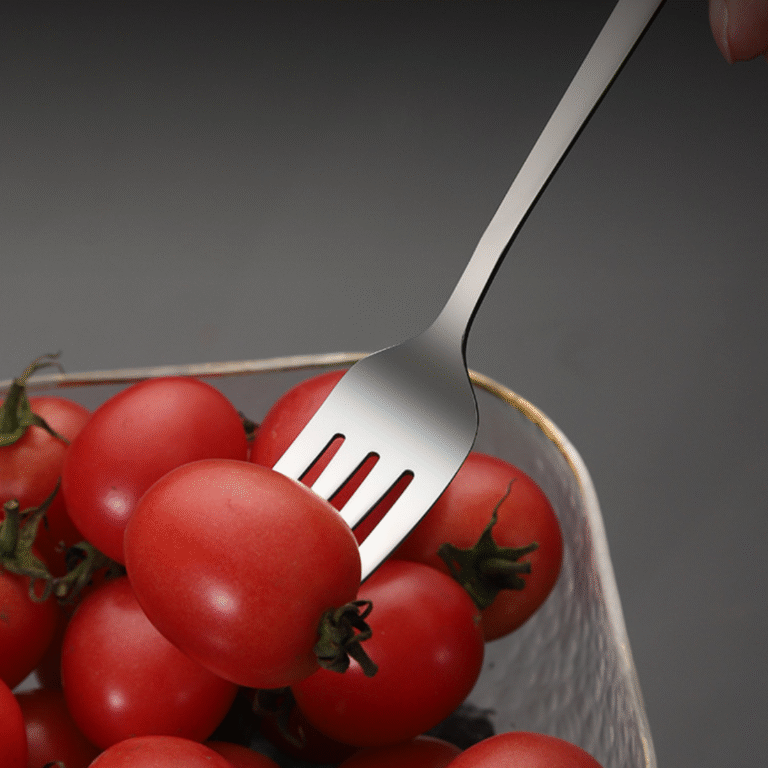 KP Cutlery Stainless Steel Long Handle Korean Spoon/Fork – Round End (1 ...